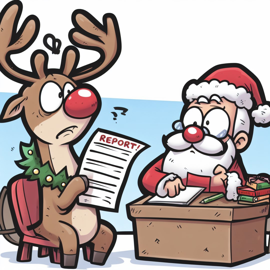 Why didn’t Rudolph get a good report card? – Flynn's Jokes of the Day
